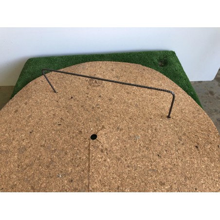 Metal staples for trees and truffles mulching slabs